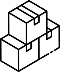 Steel rack Royalty Free Vector Image - VectorStock