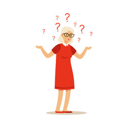 Forgetful Lady Cartoon Vector Images (46)