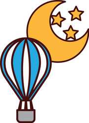 Moon Balloon Vector Images (over 3,800)