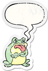Grumpy Frog Cartoon Vector Images (19)
