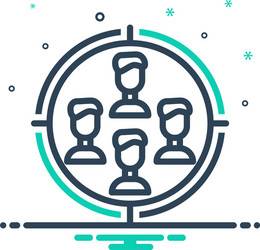 Target audience Royalty Free Vector Image - VectorStock