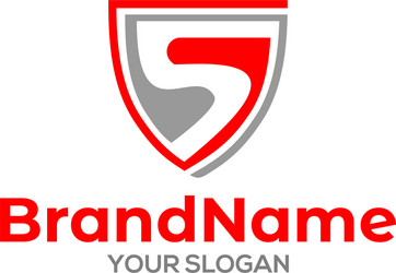 Dc shield logo design Royalty Free Vector Image