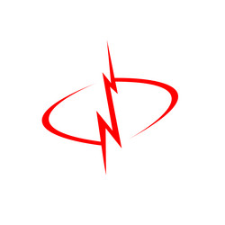 Power electric logo Royalty Free Vector Image - VectorStock