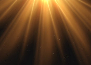 Sun rays light on black background Royalty Free Vector Image