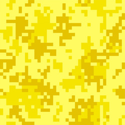 Yellow camouflage pattern Royalty Free Vector Image