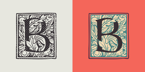 Medieval Capital Letters Vector Images (over 1,400)