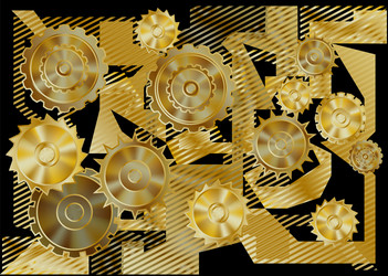 Gold Cogs Vector Images (over 1,300)