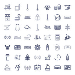22 long icons Royalty Free Vector Image - VectorStock
