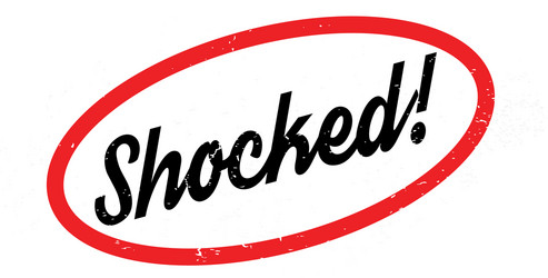 Shocking rubber stamp Royalty Free Vector Image