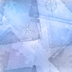 Brown seamless texture of old map Royalty Free Vector Image