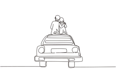Couple Back Drawing Vector Images (over 390)