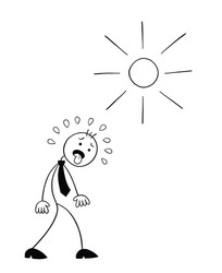 Stick Stickman Sun Vector Images (93)