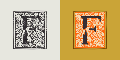 Letter F Gothic Vector Images (over 100)