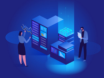 Statistical tools in research and data analysis Vector Image