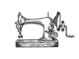 Vintage Sewing Machine Vector Images (over 3,800)