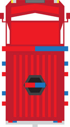 Top View Firetruck Vector Images (31)