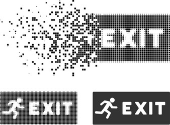 Stipple pattern dotted rectangular design Vector Image