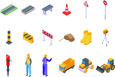 Smart Highway Construction Vector Images (over 150)