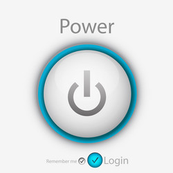 Power login page Royalty Free Vector Image - VectorStock
