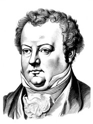 Marie-henri baille stendhal french writer Vector Image