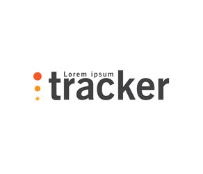 Tracker logo design Royalty Free Vector Image - VectorStock