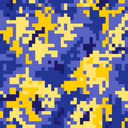 Camouflage military pixel Royalty Free Vector Image