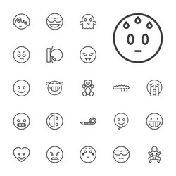 Funny icons Royalty Free Vector Image - VectorStock