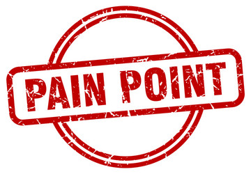 Pain point stamp Royalty Free Vector Image - VectorStock