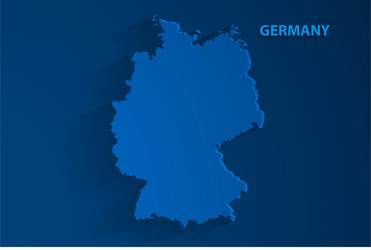 Germany Map Blue Vector Images (over 1,100)