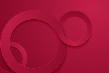 Modern maroon backgrounds 3d circle papercut Vector Image