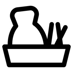 Traditional british battered fish and fried chips Vector Image