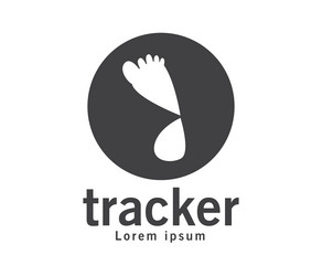 Tracker logo design Royalty Free Vector Image - VectorStock