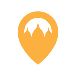 Myanmar temple icon logo Royalty Free Vector Image