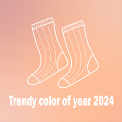 Trendy color of year 2024 sample Royalty Free Vector Image