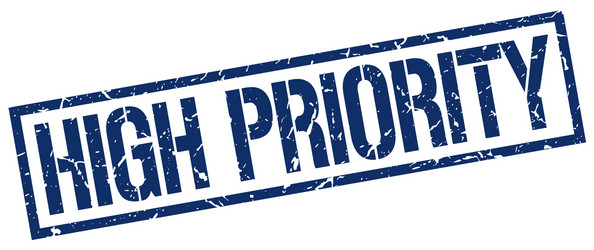 First priority sign or stamp Royalty Free Vector Image