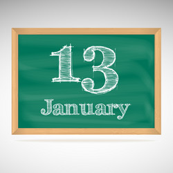 January 13 Vector Images (over 130)