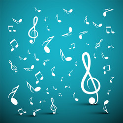 Musical Notes Blue Vector Images (over 10,000)