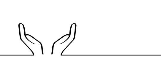 Two Hand Open Cartoon Vector Images (over 290)