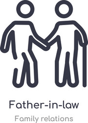 Father-in-law icon isolated icon Royalty Free Vector Image