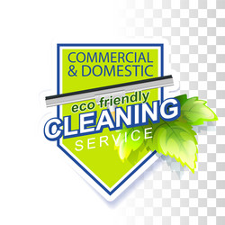 Eco friendly cleaning Royalty Free Vector Image