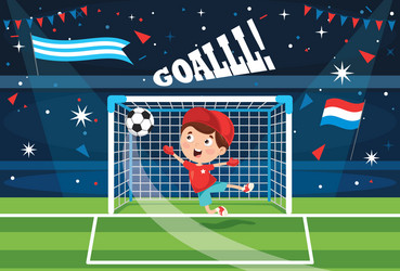 Cartoon Football Pitch Vector Images (over 1,100)
