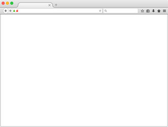 Internet browser window blank screen web page Vector Image