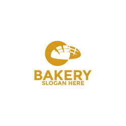Bread logo icon bakery logo design template Vector Image