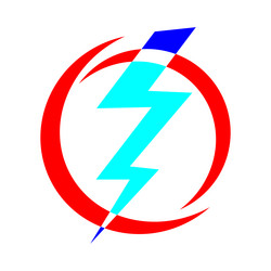 Power electric logo Royalty Free Vector Image - VectorStock