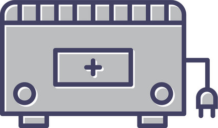 Unique con line icon Royalty Free Vector Image