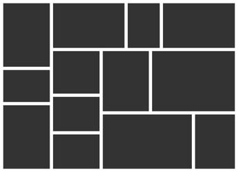 Collage photo frame layout Royalty Free Vector Image