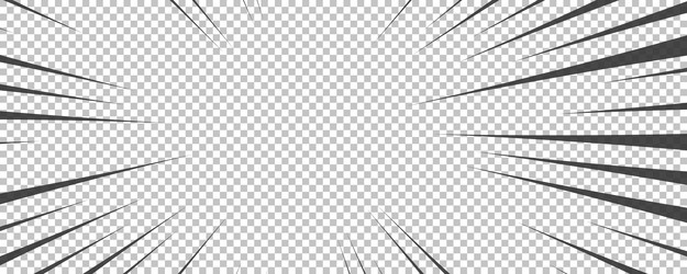 Black comic book transparent background Royalty Free Vector