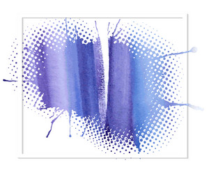 Blue watercolor Royalty Free Vector Image - VectorStock