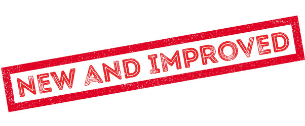 New improved rubber stamp Royalty Free Vector Image