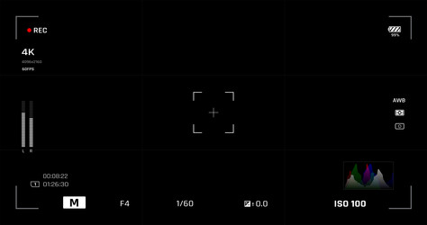 Smart phone camera user interface 001 Royalty Free Vector